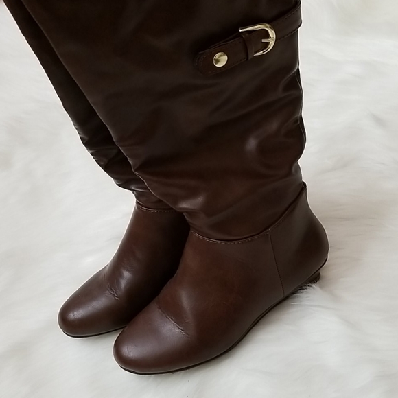 Merona | Shoes | Merona Brown Boots | Poshmark